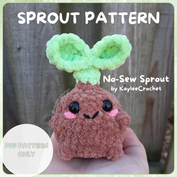 Sprout No-Sew Crochet Pattern – KayleeCrochet